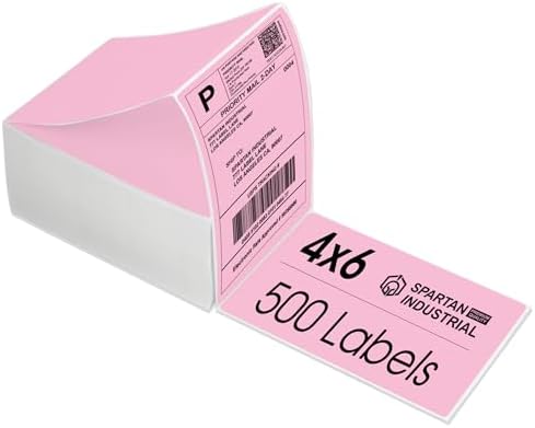 Amazon.com : Blank Labels 4" X 6" Direct Thermal Shipping Labels Yellow ...