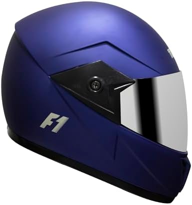 TVS Lightweight Full Face Helmet for Man and Woman with Clear and ...