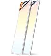 Allsmartlife 1x2 FT LED Flat Panel Light Surface Mount, 24W 2880LM 5CCT ...