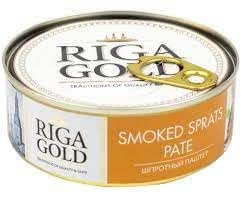 Amazon.com: Smoked Sprats Pate "Riga Gold" (8.5 Ounce / 240 Gram ...
