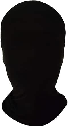 Amazon.com: Halloween Black Mask Face, Funny Hat Face Mask for Adults ...