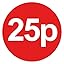 144 30mm Red Price Stickers for School Summer Fairs, Shops, Car Boot ...