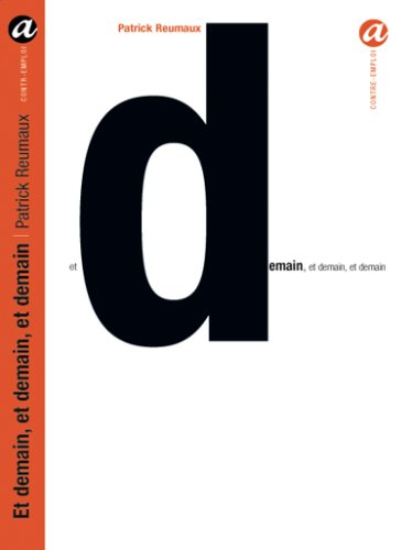 Amazon.com: Demain, et Demain, et Demain: 9782352660163: Patrick ...