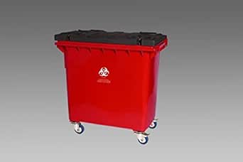 Amazon.com: SOLUTIONS Assembled 200 Gallon Medical Waste Container, Red ...