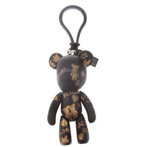Adorable Bear Cub Charm Key Ring Keychain w/ Lobster Clasp Girl Black ...
