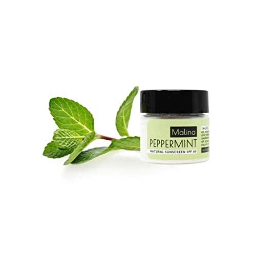 Amazon.com: Malina™ Organic Peppermint Natural Sunscreen | SPF 30 ...