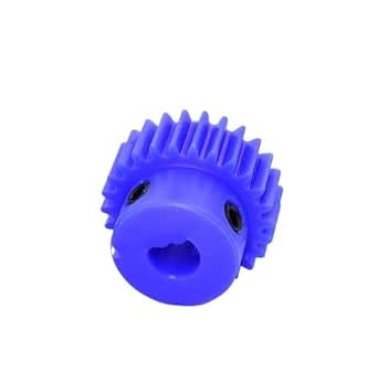 Amazon.com: High Precision Motor Spur Gear 1pcs Blue Nylon Spur Gear ...