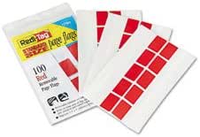 Amazon.com: Redi-Tag Removable/Reusable Standard Tape Flags : Office ...