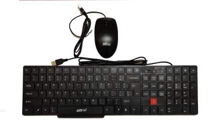 Adnet Wired Keyboard AD-510 & Wired Mouse AD-202 Combo Set : Amazon.in ...