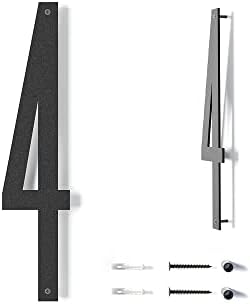 Amazon.com: 12 Inch Modern Floating House Numbers for Outside | Large ...