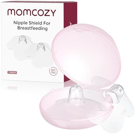 Amazon.com : Momcozy Silicone Nipple Shields for Breastfeeding, Flower ...