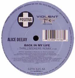 Back in My Life [12" VINYL] by Alice Deejay: Amazon.co.uk: CDs & Vinyl