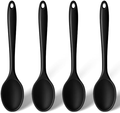 Amazon.com: Armrouns Long handle Silicone Mixing Spoon, 12" Stirring ...