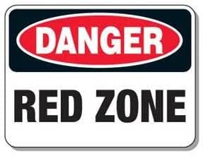 Danger Red Zone Sticker: Amazon.com: Industrial & Scientific