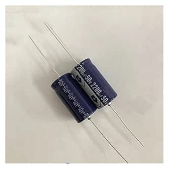 Electrolytic Capacitor 10pcs 50v 2200uf Axial Electrolytic Capacitor ...
