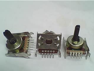 161 Double Potentiometer 5-pin B50 Shaft Length 15mm Power Amplifier ...