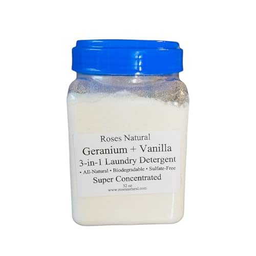 Amazon.com: Geranium & Vanilla 3-in-1 Laundry Powder – Natural ...