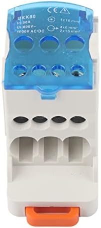 DIN Rail Terminal Blocks, UKK-80A Block Distribution Box Universal ...