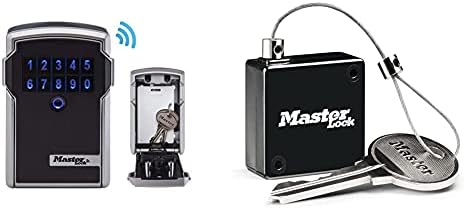 Master Lock Connected Key Safe + Retractable Tether [Wall Mounted ...