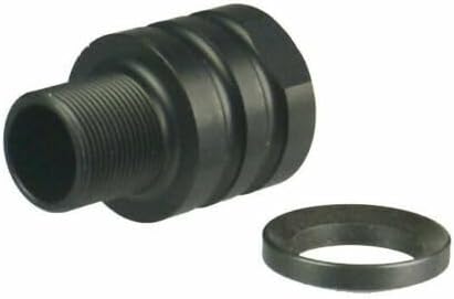 Amazon.com: Generic Black Steel Thread Adapter to Convert 1/2x36 TPI to ...