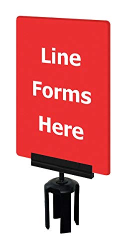 Amazon.com: 11" x 7" Acrylic Sign Frame for Tensabarrier Post Type of ...
