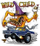 Amazon.com: Ed Roth Wild Child w/ Blue GTO Decal/ Sticker : Automotive