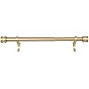 Amazon.com: 12-20 inch Short Adjustable Warm Gold Curtain Rods,1 inch ...