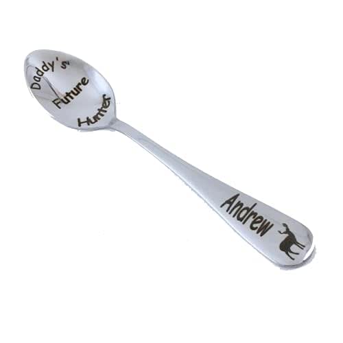 Amazon.com: Personalized Baby Teaspoon Laser Engraved Stainless Steel ...