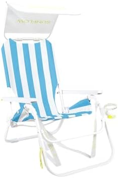 Amazon.com: SUNFLOW Shore Thing Premium Beach Chair - Adjustable ...
