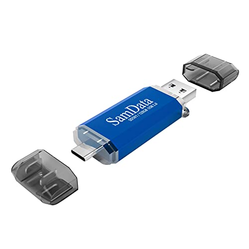 Snapklik.com : SamData 128GB 2 Pack 2 In 1 OTG USB C + USB Flash Drives ...