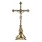 Amazon.com: BC Catholic Metal Standing Crucifix, Jesus Christ Cross for ...