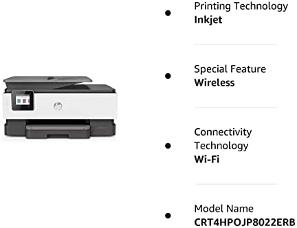 HP OfficeJet 8022 Imprimante jet d'encre couleur tout-en-un sans fil ...
