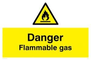 Viking Signs Flammable Gas Wn172-A3L-3D : Amazon.co.uk: DIY & Tools