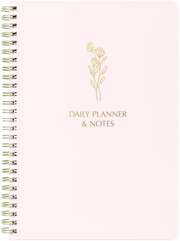 Amazon.com : Tiankool Undated Daily Planner,Undated Planner with Hourly ...