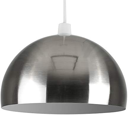 MiniSun | Mini Retro Chrome Arco Style Dome Ceiling Light Shade ...