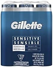Amazon.com: Gillette Series 3X Sensitive Shave Gel, Hydrates, Protects ...