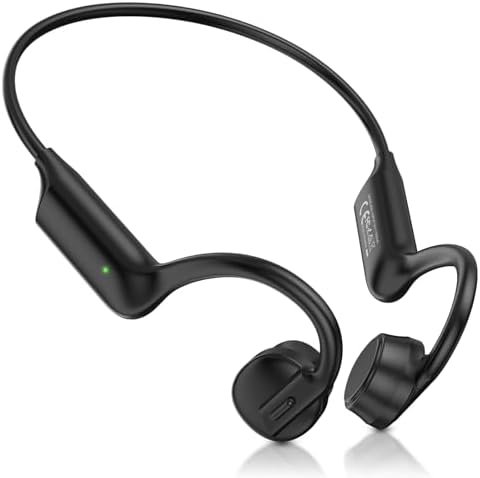 Amazon.com: CHENSIVE Bone Conduction Headphones Bluetooth 5.3, Open Ear ...