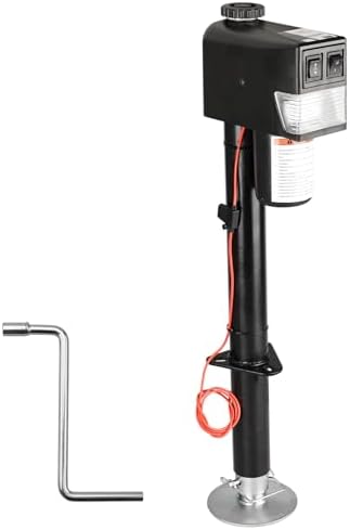 RVGUARD Electric Power Tongue Jack, 3500LB Trailer Jack for A-Frame ...
