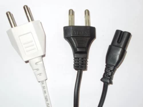 Buy EVEREST WIRES AND CABLES 2 Pin Power Cords Power Electrical 2 PIN ...