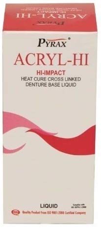 Pyrax Polymars Acrylic High Impact Denture Liquid 100 ML Pack of 2 ...