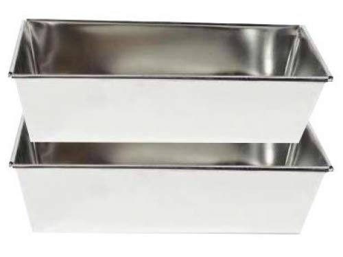 EUROXANTY® Set de 3 Molde Rectangular Bizcocho Acero Inoxidable 25cm 30cm 35cm Moldes Moldes ...