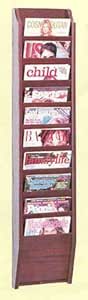Amazon.com: 10 Magazine Pocket Wall Rack : Home & Kitchen