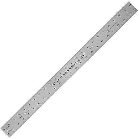 Stainless Steel Center Finding Ruler. Ideal for Woodworking, Metal Work ...