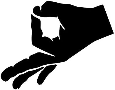 Amazon.com: World Design Gotcha Hand Sign Notebook Car Laptop 5.5 ...