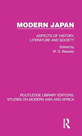Amazon.com: Modern Japan (Studies on Modern Asia and Africa ...