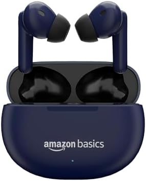 Amazon Basics Truly Wireless in Ear Earbuds with ENC Quad Mic, IPX5 ...