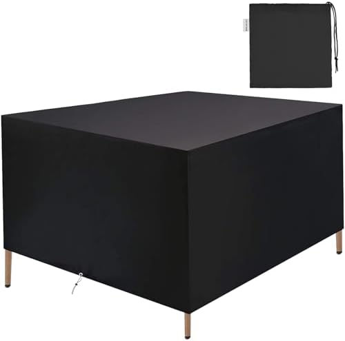 Square Patio Table Cover, 48 Inch Water-Resistant Outdoor Patio ...