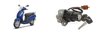 WHEEL DRIVE Suzuki Access-125 Bs4 2016 Model 100% Black Key Lock Push ...