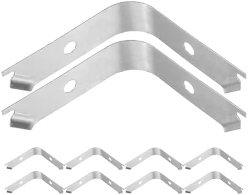 Tofficu 50Pcs Aluminum Alloy Picture Frame Backing Spring Clips ...