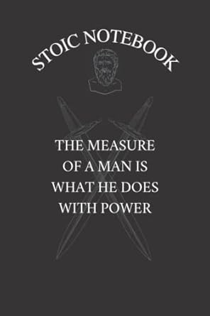 Stoic Notebook: A Simple Lined Stoic Verse Themed Notebook: O'Bright ...
